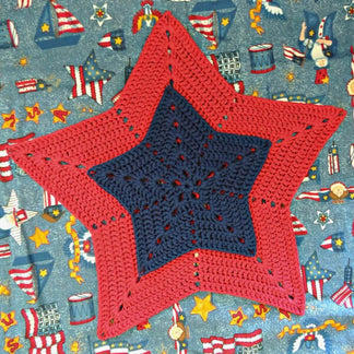 Star Trivet or Centerpiece Crochet Pattern by Jessie At Home – Crochet ...